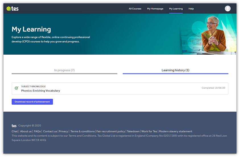Tes Develop | whole-school online CPD | Tes